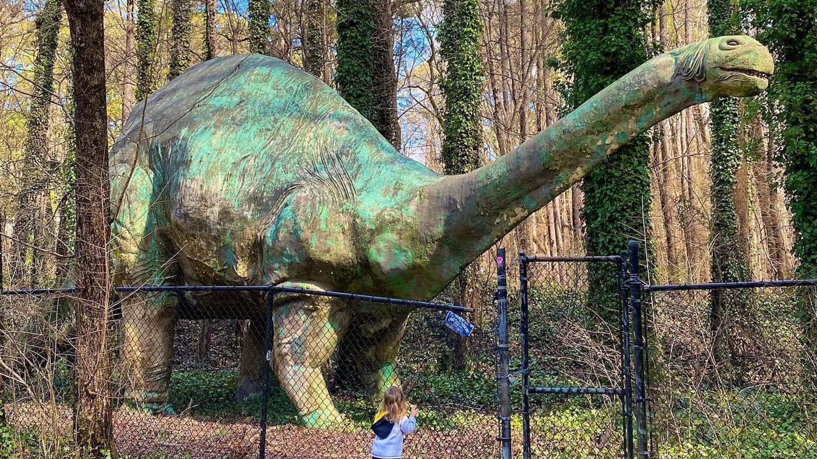 A Life-Sized Dinosaur Still Roams The Planet On This Scenic North ...
