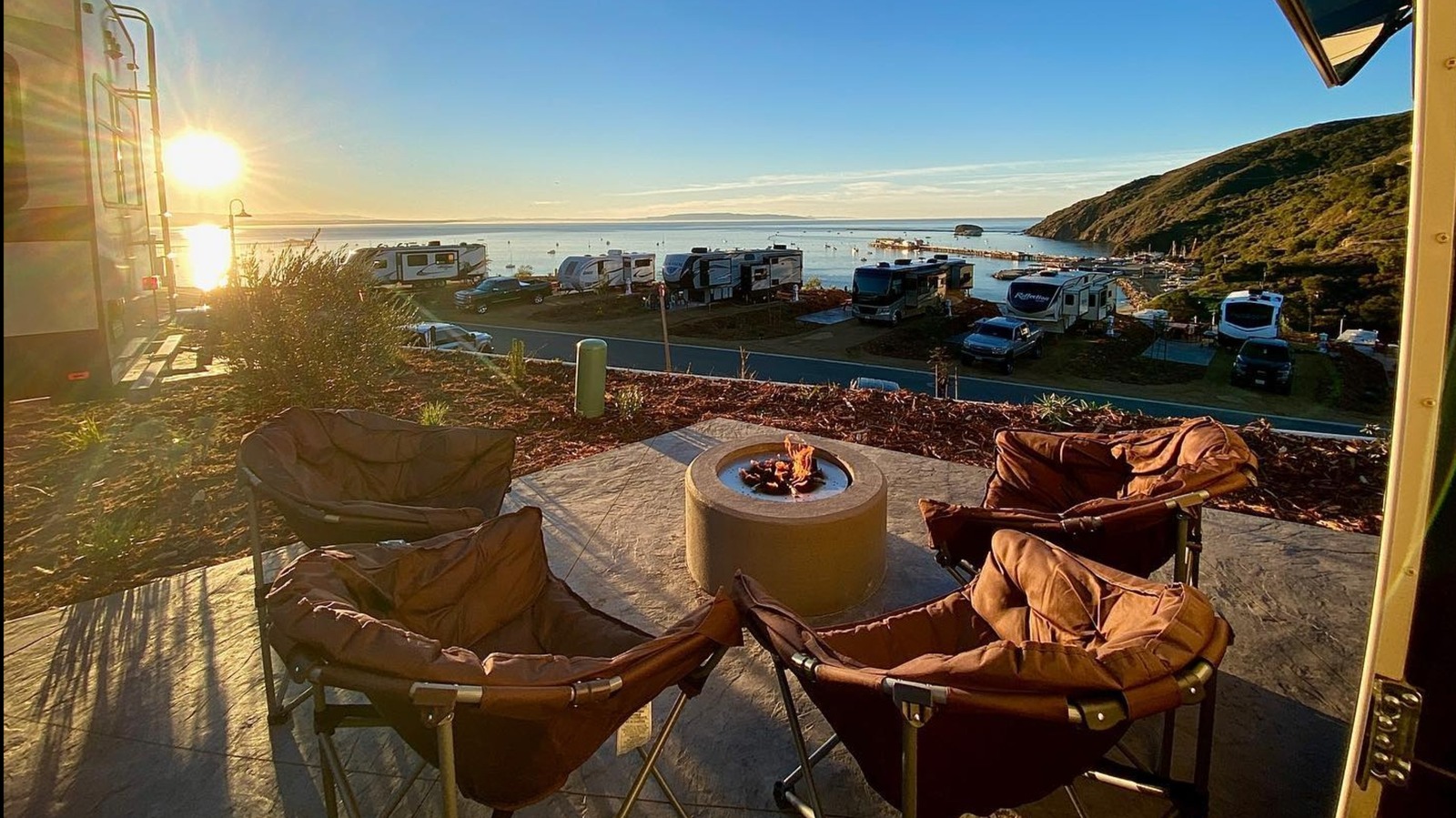 Camp Right On The Beach At California's Flying Flags Avila Beach RV ...