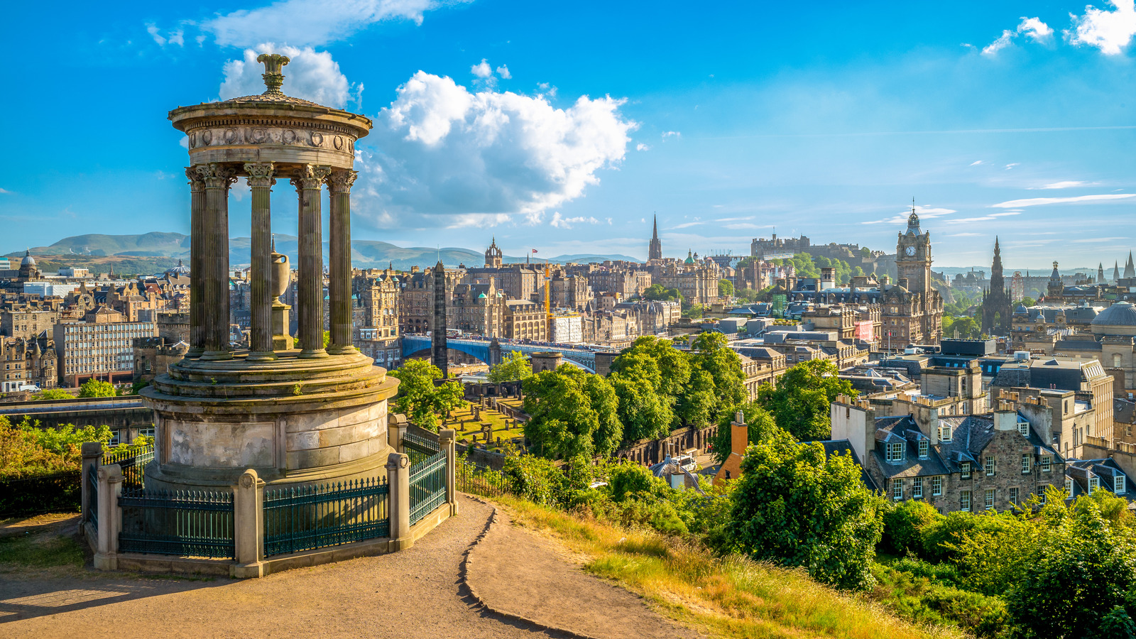 Climb Calton Hill For The Best Views Of Edinburgh's Skyline