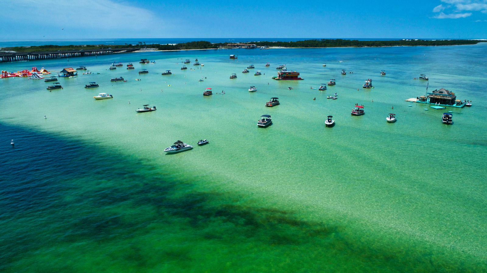 Head To Destin, Florida To Party On Crab Island