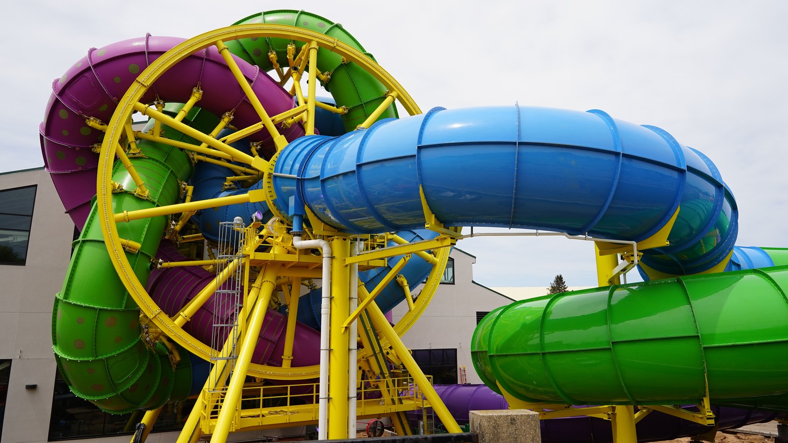 Ride America's First-Ever Rotating Water Slide At Mt. Olympus Park