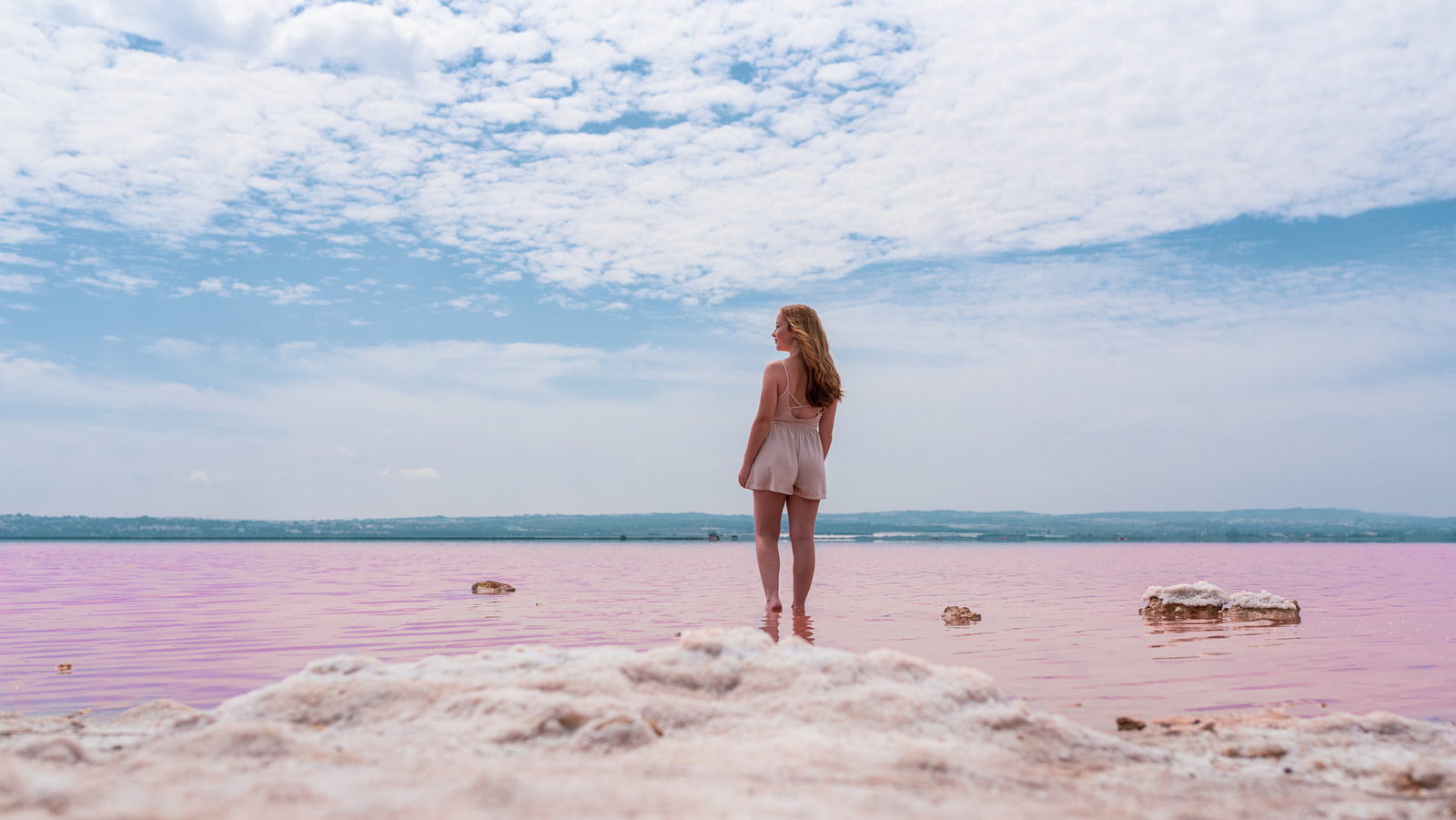 Take In Views Of A Beautiful Pink Lake At This Underrated European ...