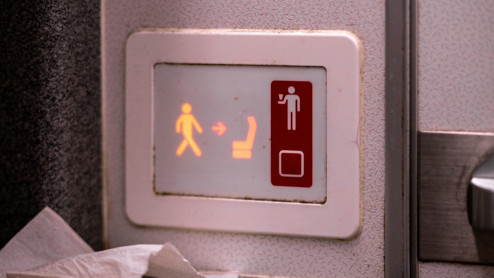 The Best Thing To Do If You're In The Plane Bathroom And Turbulence Strikes