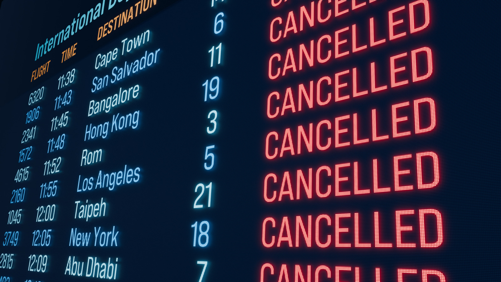 The Weirdest Reasons Flights Have Been Delayed Or Cancelled