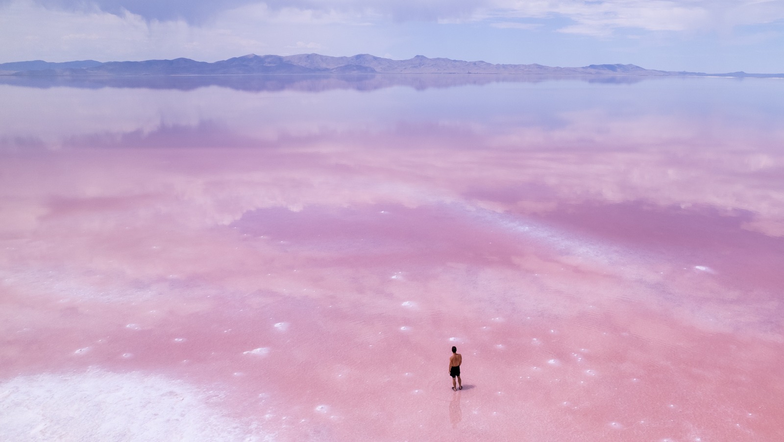 See A Breathtaking Pink Lake Less Than An Hour From Salt Lake City