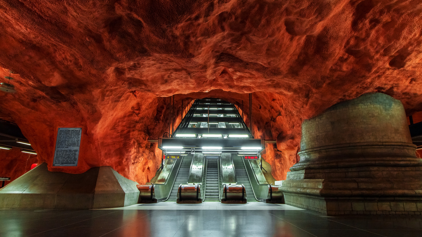 Why Travelers Say Stockholm, Sweden's Train Stations Feel So Otherworldly